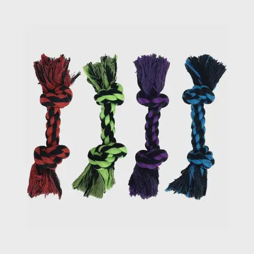 MiniPet Rope Bone 6"-ASST – Baxter Bailey & Company