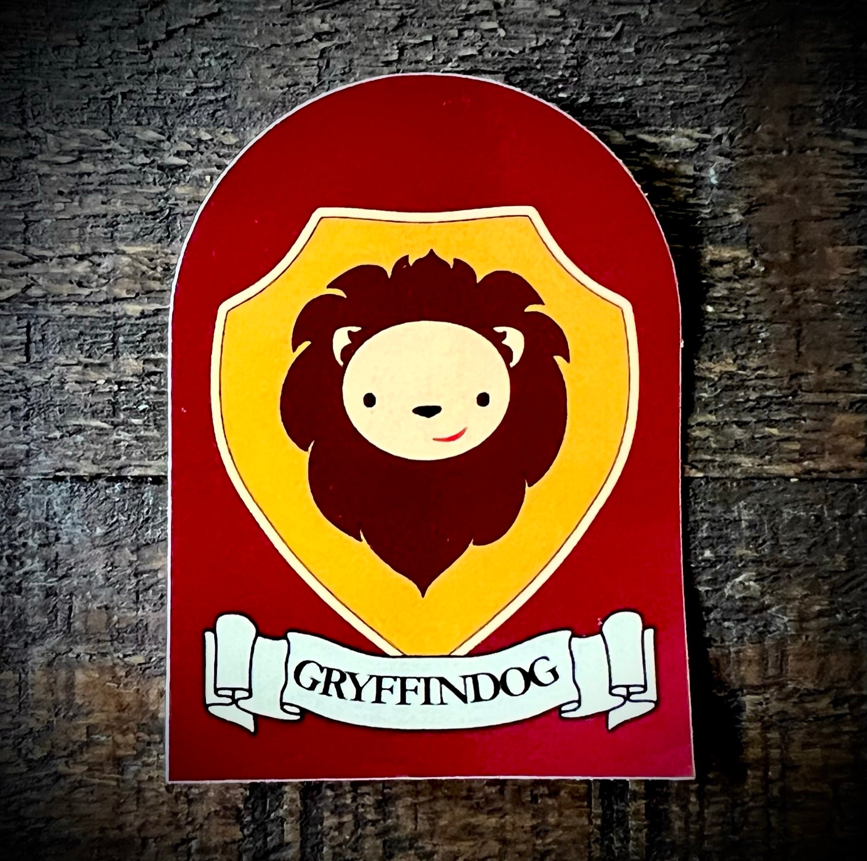 Gryffindog Crest Sticker – Baxter Bailey & Company